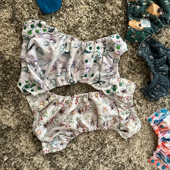 rig n gig | Other | 5 Side Snap Cloth Diaperspullups Awj Lined With 3 ...